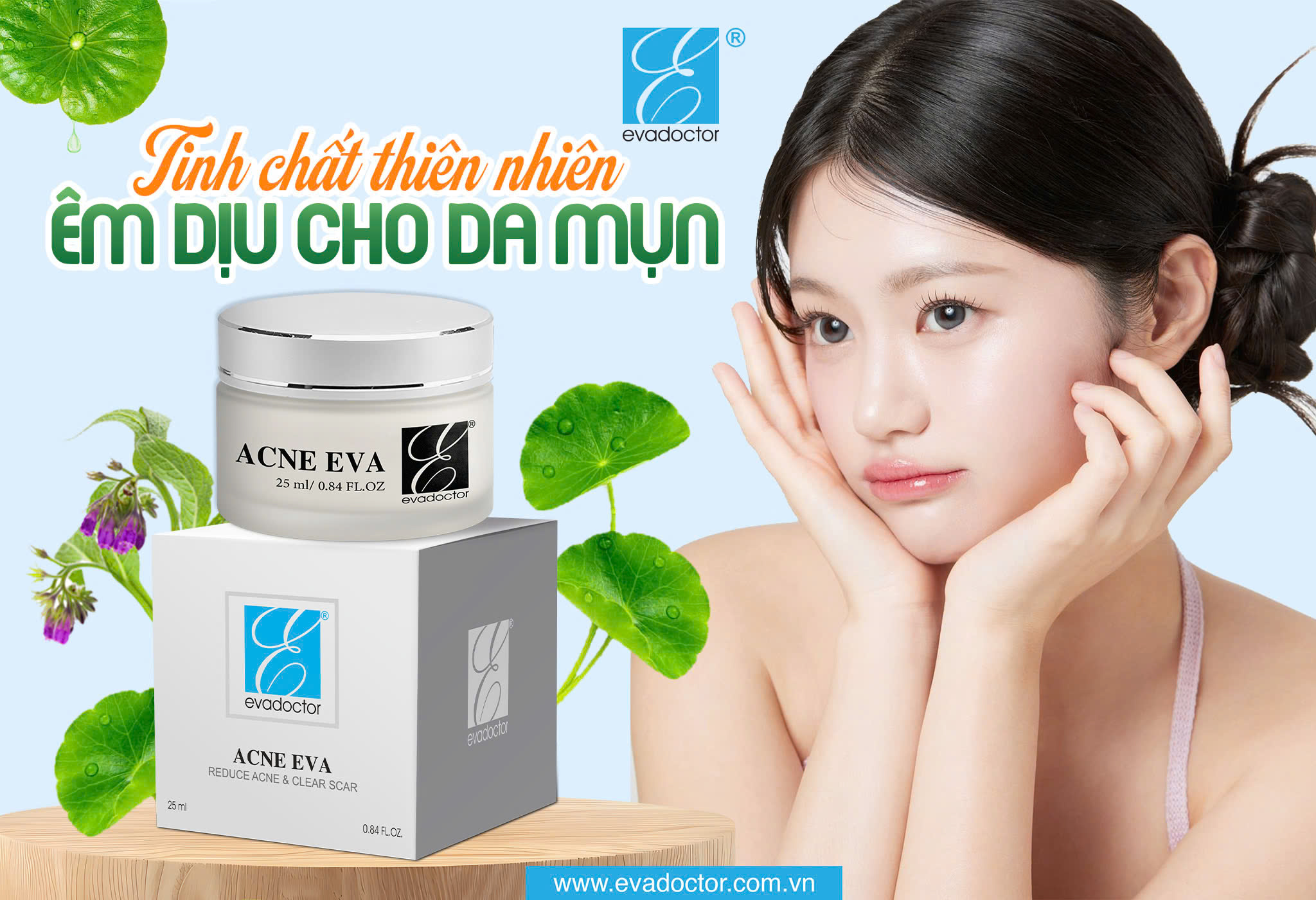 KEM NGỪA MỤN HIỆU QUẢ ACNE EVA - evadoctor.com.vn